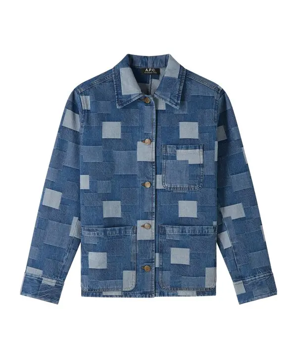 A.p.c. Patchwork Denim Jacket