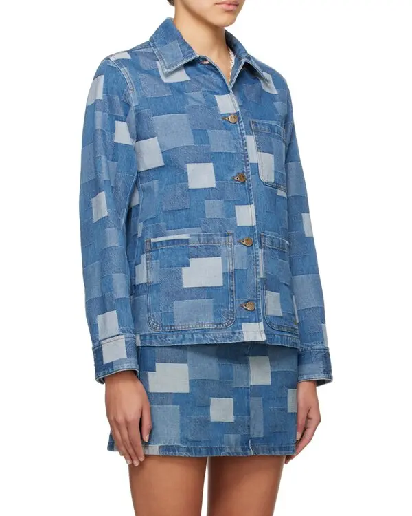 A.p.c. Patchwork Denim Jacket