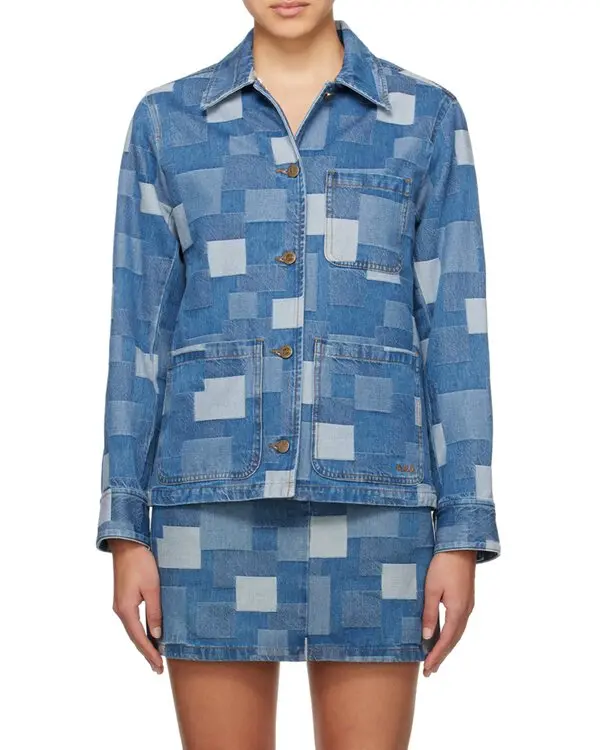 A.p.c. Patchwork Denim Jacket