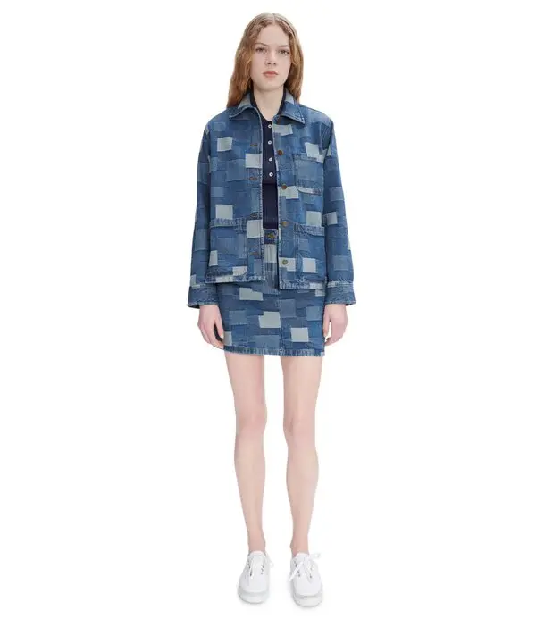 A.p.c. Patchwork Denim Jacket
