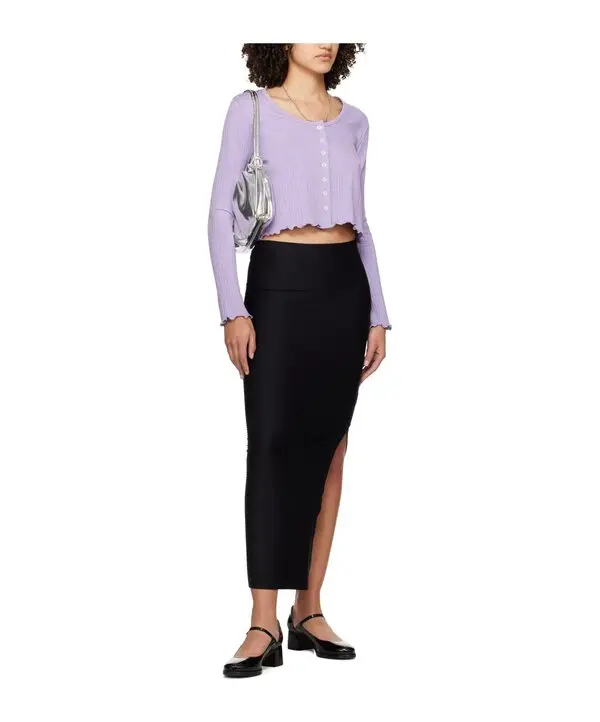 A.p.c. Lettuce Rimmed Knitted Cardigan