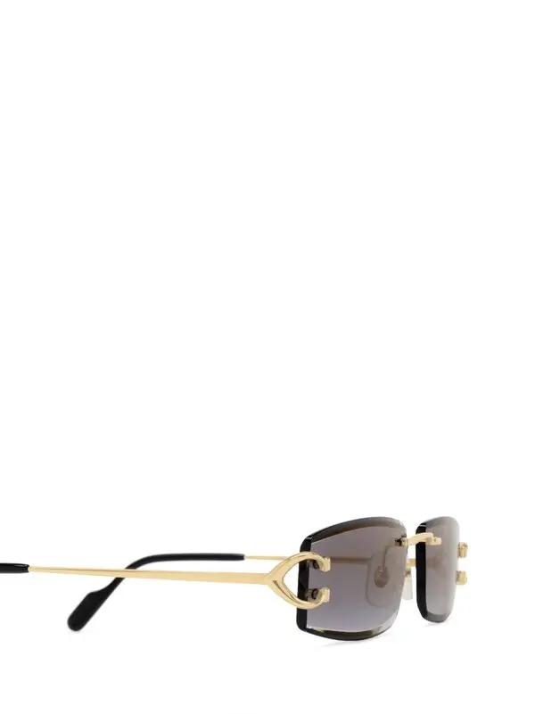 Cartier Rectangular Frame Sunglasses
