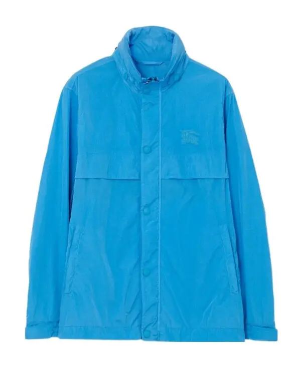 Burberry Logo Patch Hooded Jacket