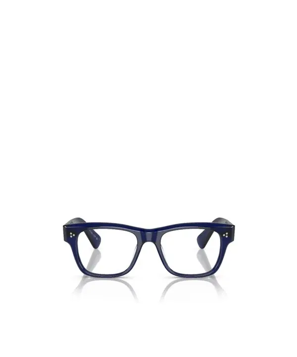 Oliver Spencer Geometrically Framed Eyeglasses - Blue