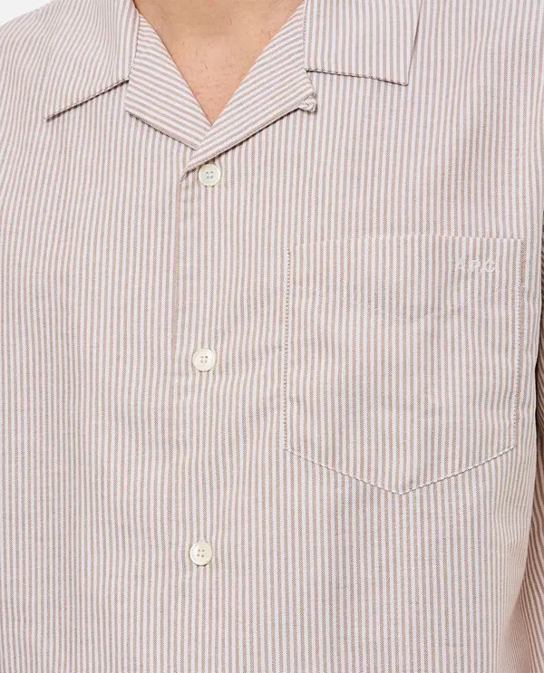 A.p.c. Lloyd Short-sleeved Striped Shirt