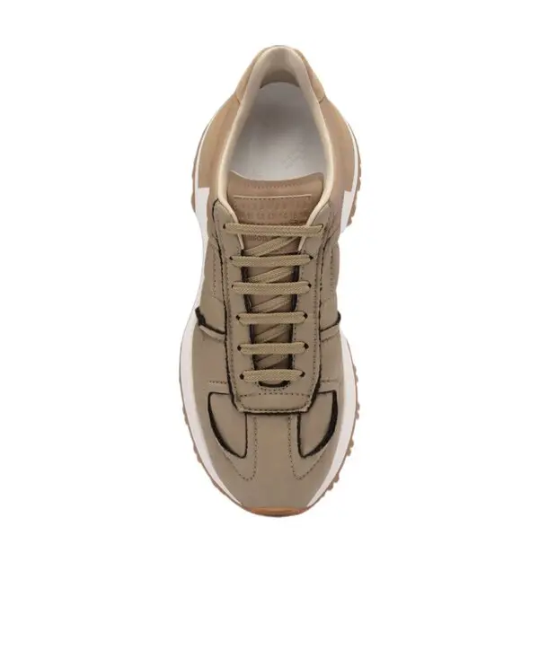 MAISON MARGIELA 50-50 Lace-up Sneakers - Brown