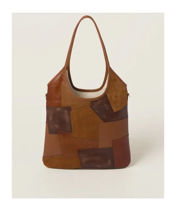 Miu Miu Ivy Leather Patchwork Bag