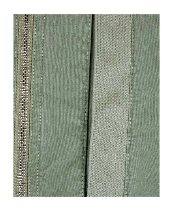Stone Island Compass Motif Bomber Jacket - Sage