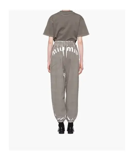 Miu Miu Printed Cotton Sweatshirt