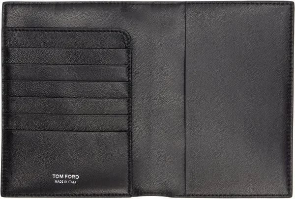 TOM FORD Polished Crocodile-pattern Embossed Card Case