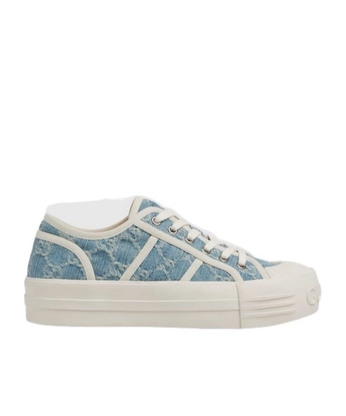 Gucci Low Top Sneakers With Contrasting Trim