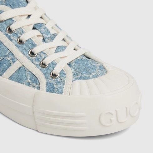 Gucci Low Top Sneakers With Contrasting Trim