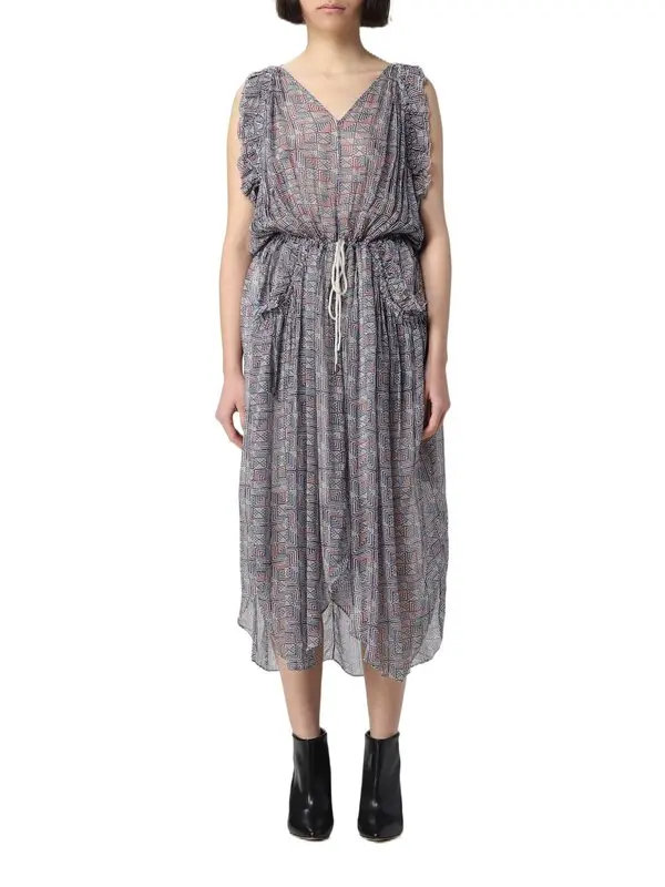 Isabel Marant Étoile Printed V-neck Dress