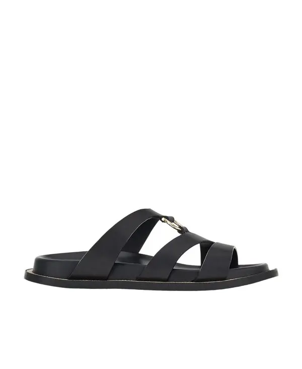 FERRAGAMO Mikela Slides With Gancini Buckle Detail