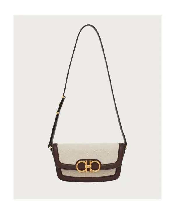 FERRAGAMO Trapezio Small Crossbody Bag