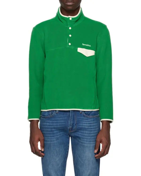 SPORTY  RICH Sporty & Rich Funnel Neck Long-sleeved Jumper