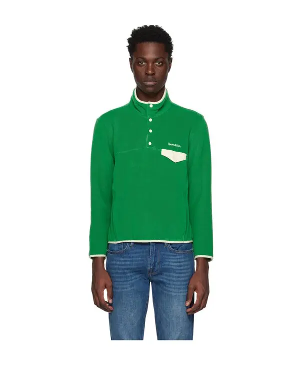 SPORTY  RICH Sporty & Rich Funnel Neck Long-sleeved Jumper