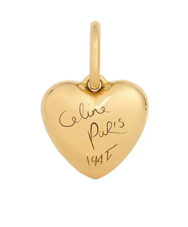 Celine Charms Heart 1945 In Aluminium