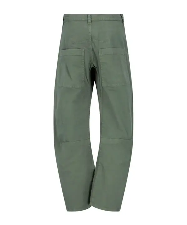 NILI LOTAN Casual Pants With Waist And Loop Straps
