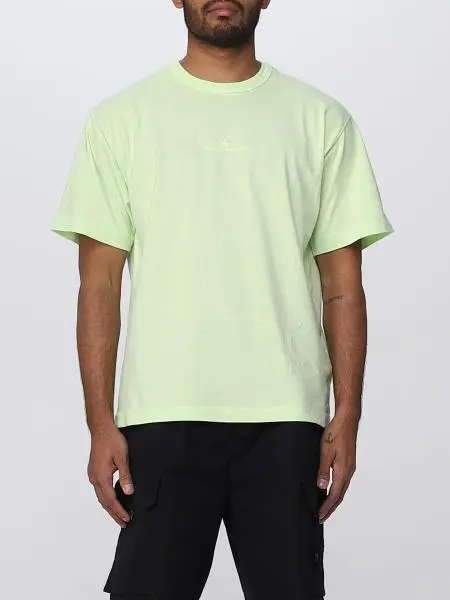 Stone Island Embroidered-logo Detail T-shirt