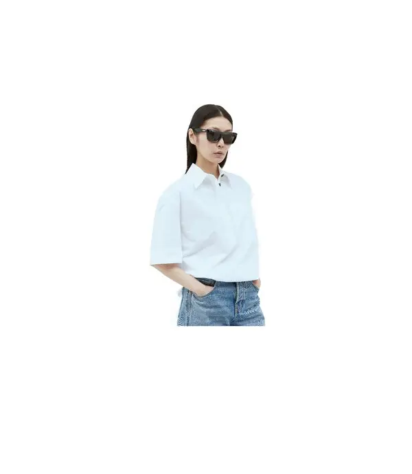 Bottega Veneta Logo D-frame Sunglasses - Blue