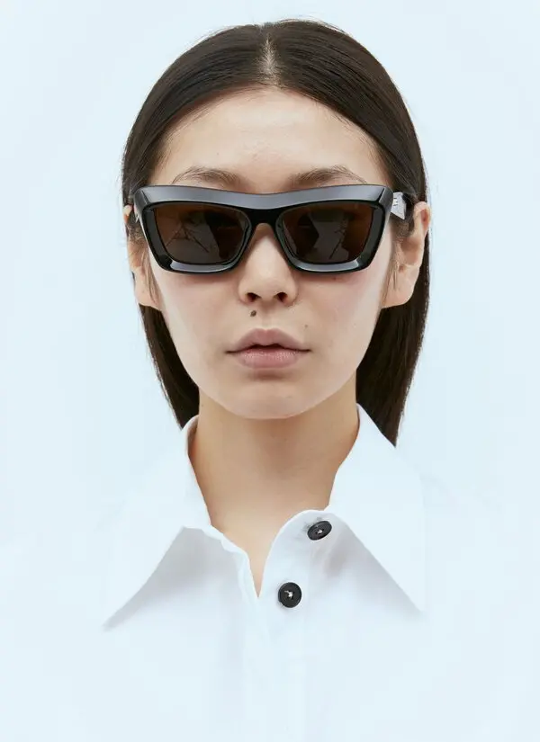 Bottega Veneta Logo D-frame Sunglasses