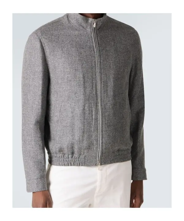 Brunello Cucinelli Silk, Linen, And Wool Jacket