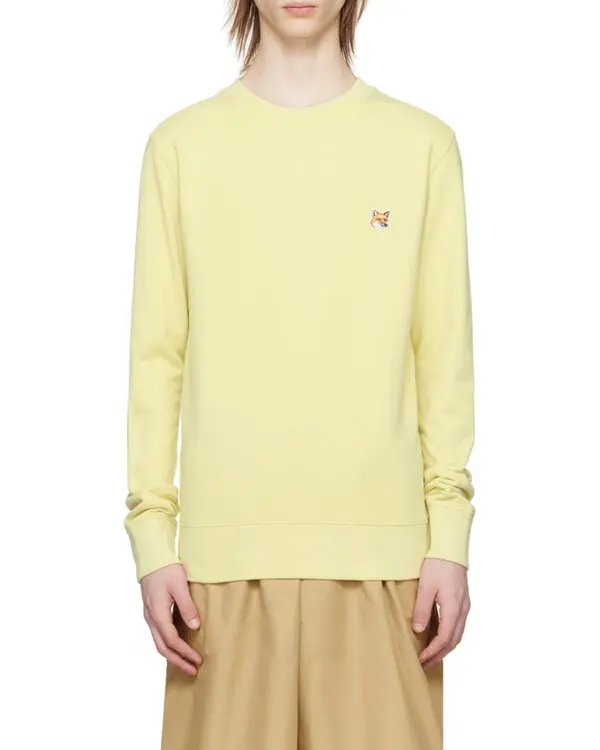 Maison Kitsuné Fox Patch Cotton Sweatshirt