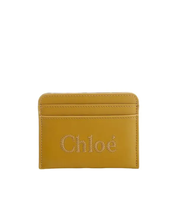 Chloé Logo Clip - Brown