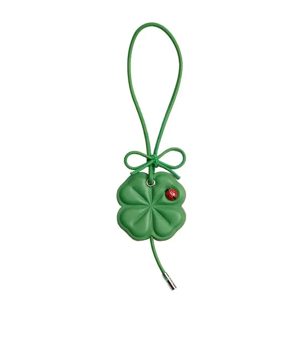 Dior Clover Bag Charm - Green