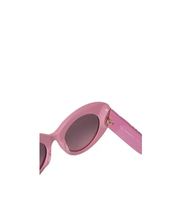 Burberry Logo Round Frame Sunglasses