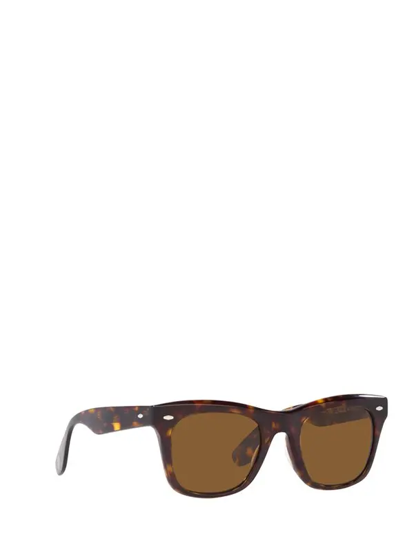 Oliver Spencer Tortoiseshell-effect Square-frame Sunglasses