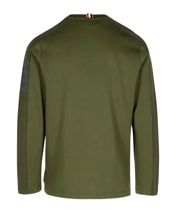 Thom Browne 4-bar Striped Crewneck Sweatshirt