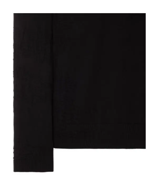Stone Island Compass Motif Crew Neck Jumper - Black