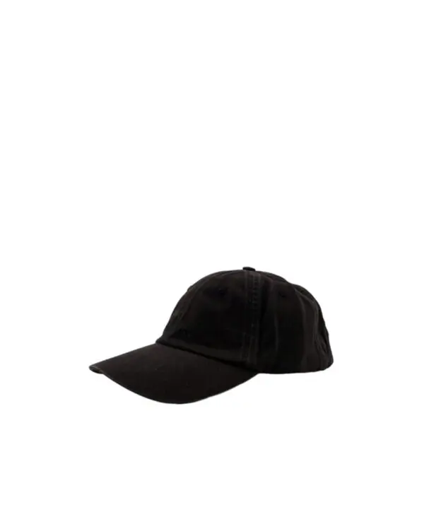 Stone Island Baseball Cap With Embroidered Logo - Black