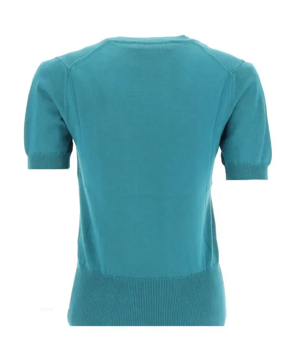 VIVIENNE WESTWOOD Orb Embroidered Knitted Top