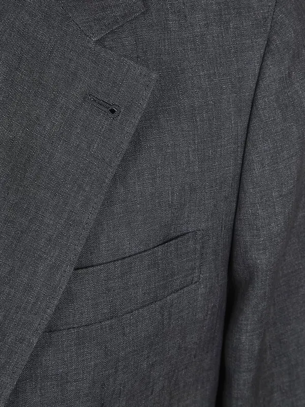 Brunello Cucinelli Single-breasted Suit Set - Black