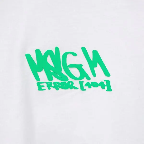MSGM Logo Printed Crewneck T-shirt