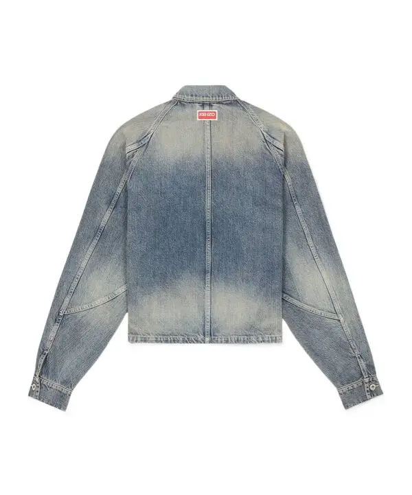 Kenzo Trucker Jacket With Embroidered Logo