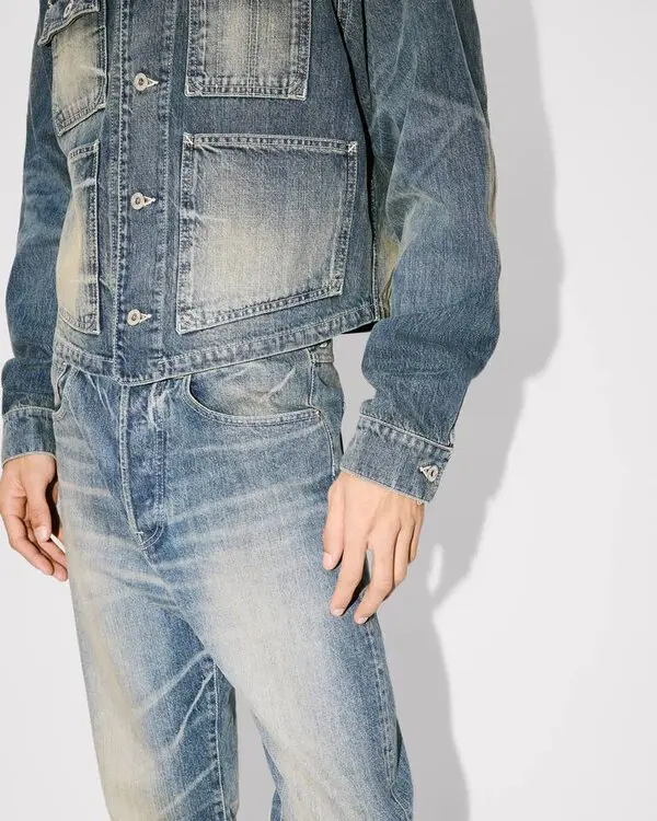 Kenzo Trucker Jacket With Embroidered Logo