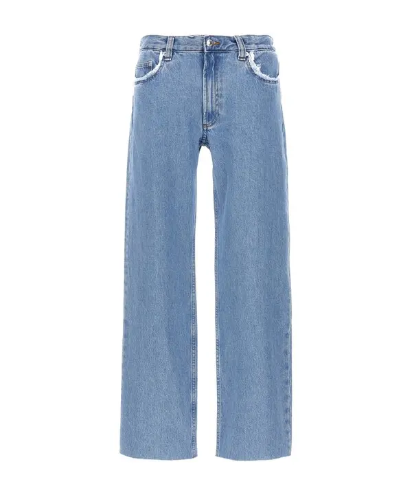 A.p.c. Relaxed Fit Raw Edge Jeans