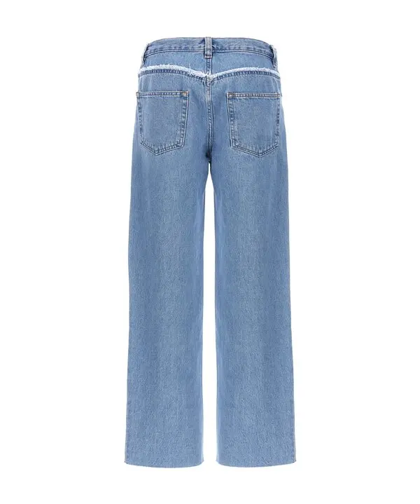 A.p.c. Relaxed Fit Raw Edge Jeans