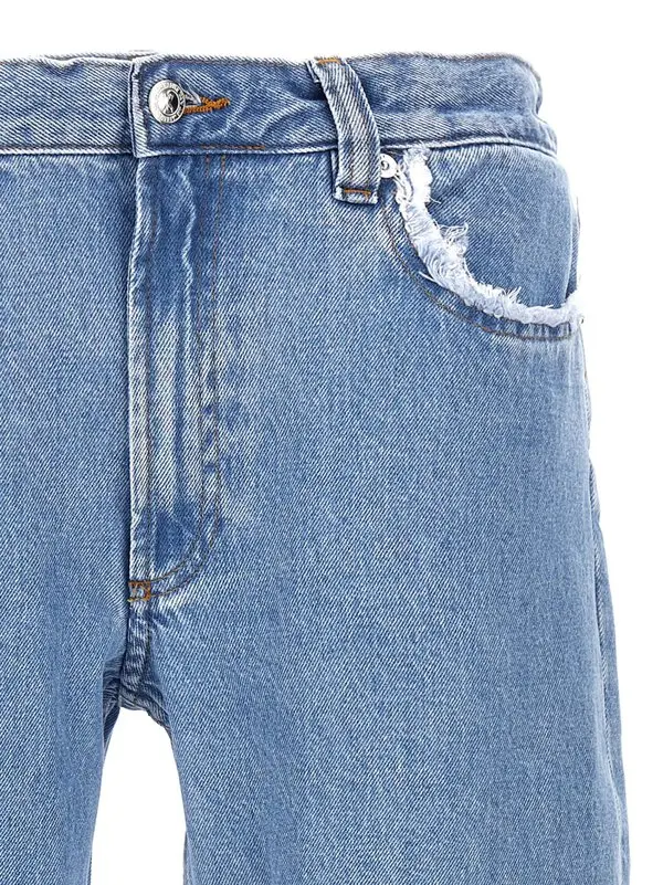 A.p.c. Relaxed Fit Raw Edge Jeans