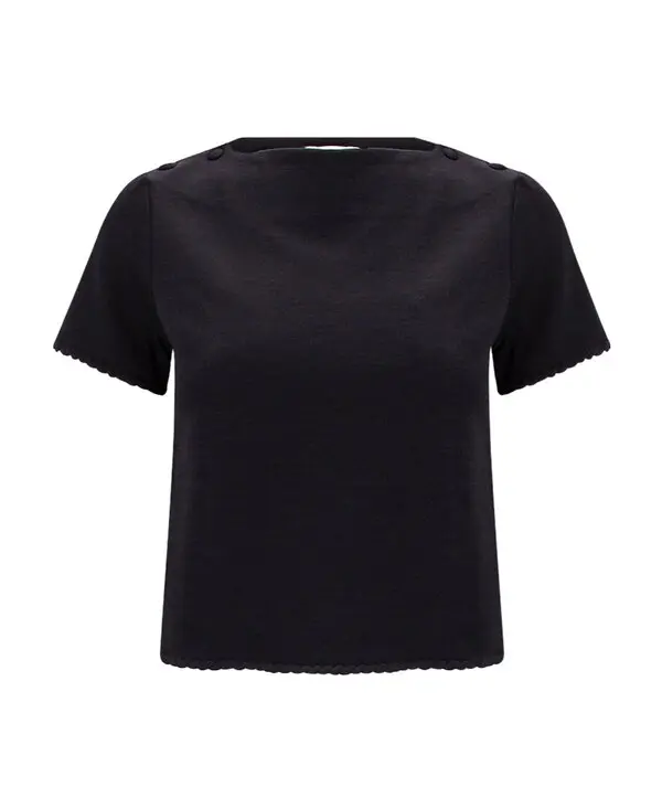 Thom Browne Embellished Hem T-shirt