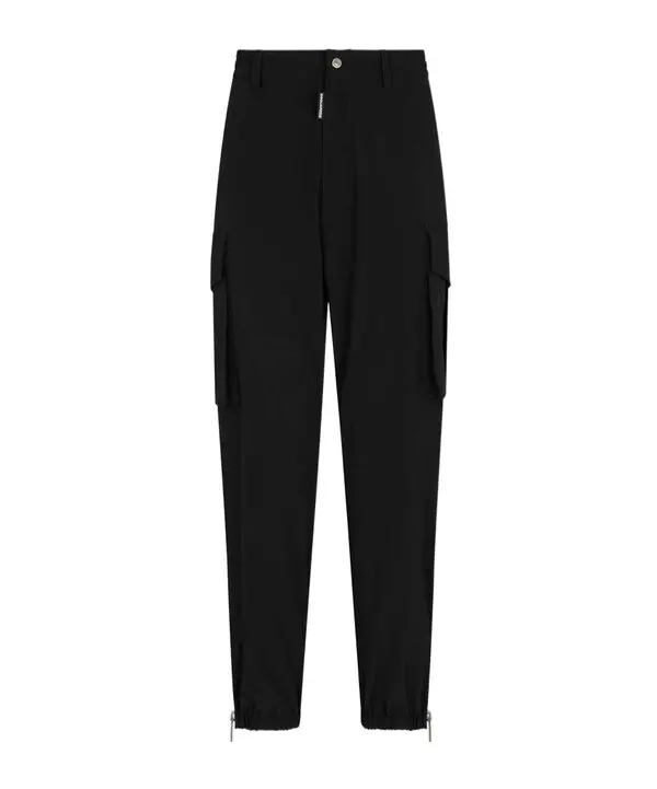 Dsquared2 Baggy Fit Pleated Cargo Pants