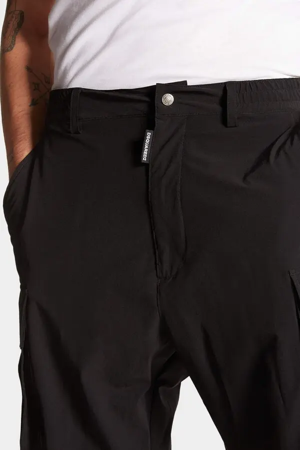 Dsquared2 Baggy Fit Pleated Cargo Pants
