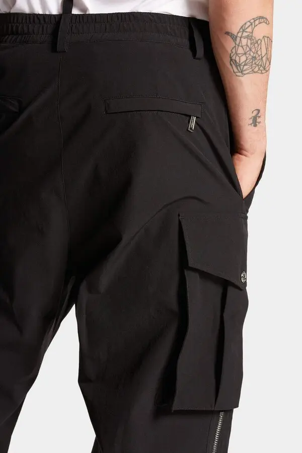 Dsquared2 Baggy Fit Pleated Cargo Pants