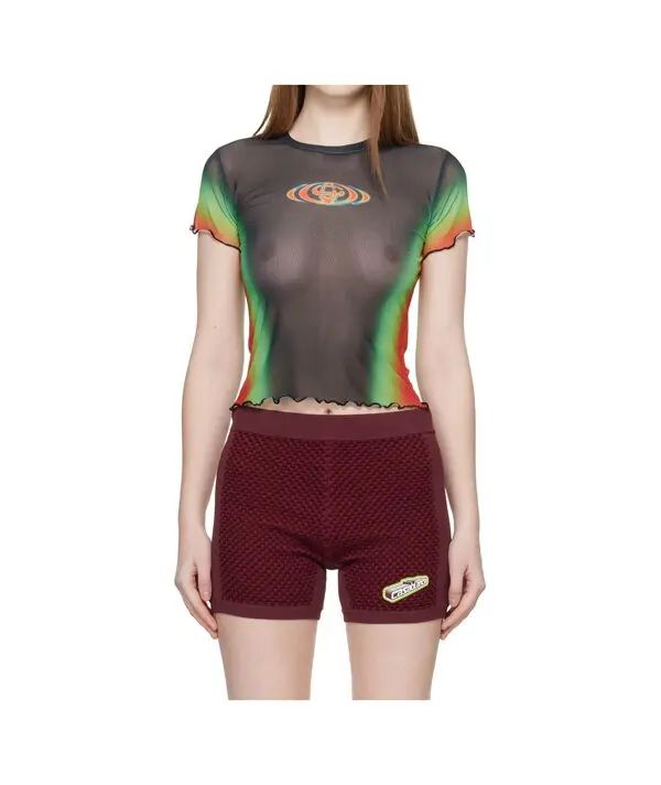 Casablanca Printed Mesh T-shirt