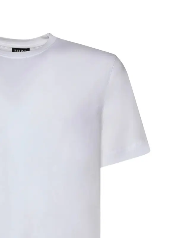 Zegna Short-sleeved Crewneck T-shirt