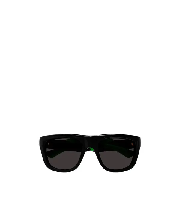 Bottega Veneta Square Frame Sunglasses - Black